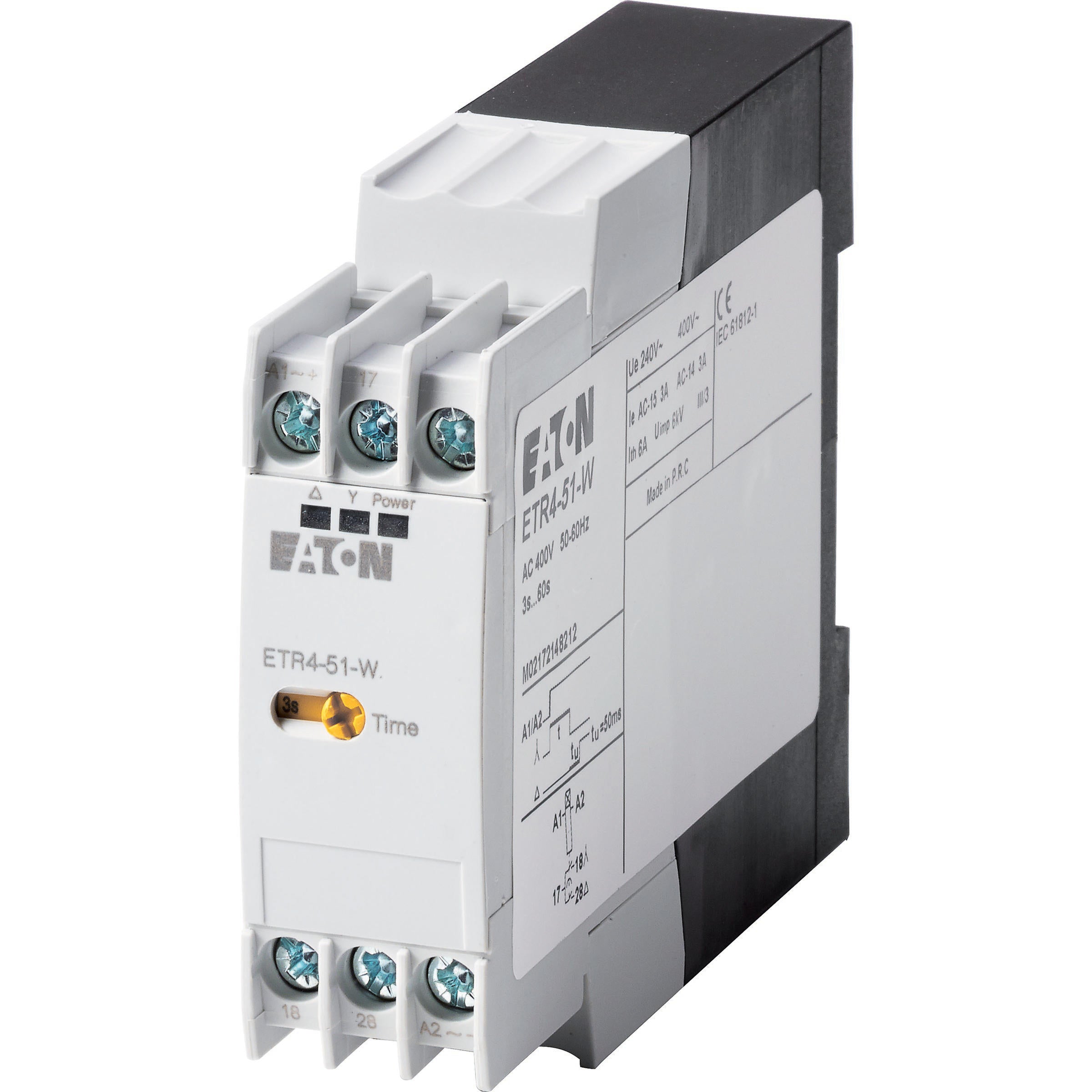 Eaton ETR4-51-W Estrella Delta Temporizador Relé 400VAC - 031885 ...