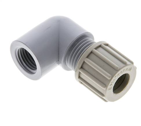 Racor de compresión codo PA 10x8mm & G1/4'' con rosca hembra 10 bar ...