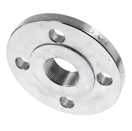 Brida Roscada DN100-PN16 Rp 4'' Acero Galvanizado DIN 2566 Y EN 1092-1 ...