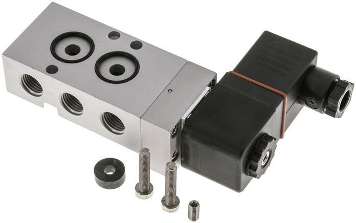 Electroválvula 5/2 G1/4'' NAMUR 24V DC ATEX 3-10bar/42-140psi Airtec | Tameson.es