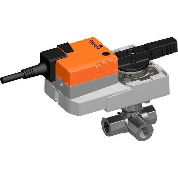 Belimo Válvula Modulante De 3 Vías Rp1/2 Kvs1 24VAC/DC 90s 2-10V 20Nm ...